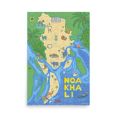 Illustrated Map of Noakhali – DHAKAYEAH